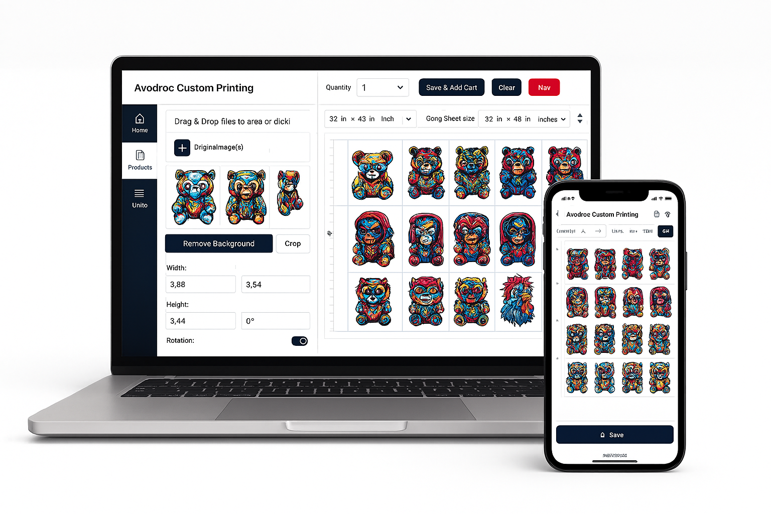 DTF Gang Sheet Builder | Design & Print Custom Transfers Online ...